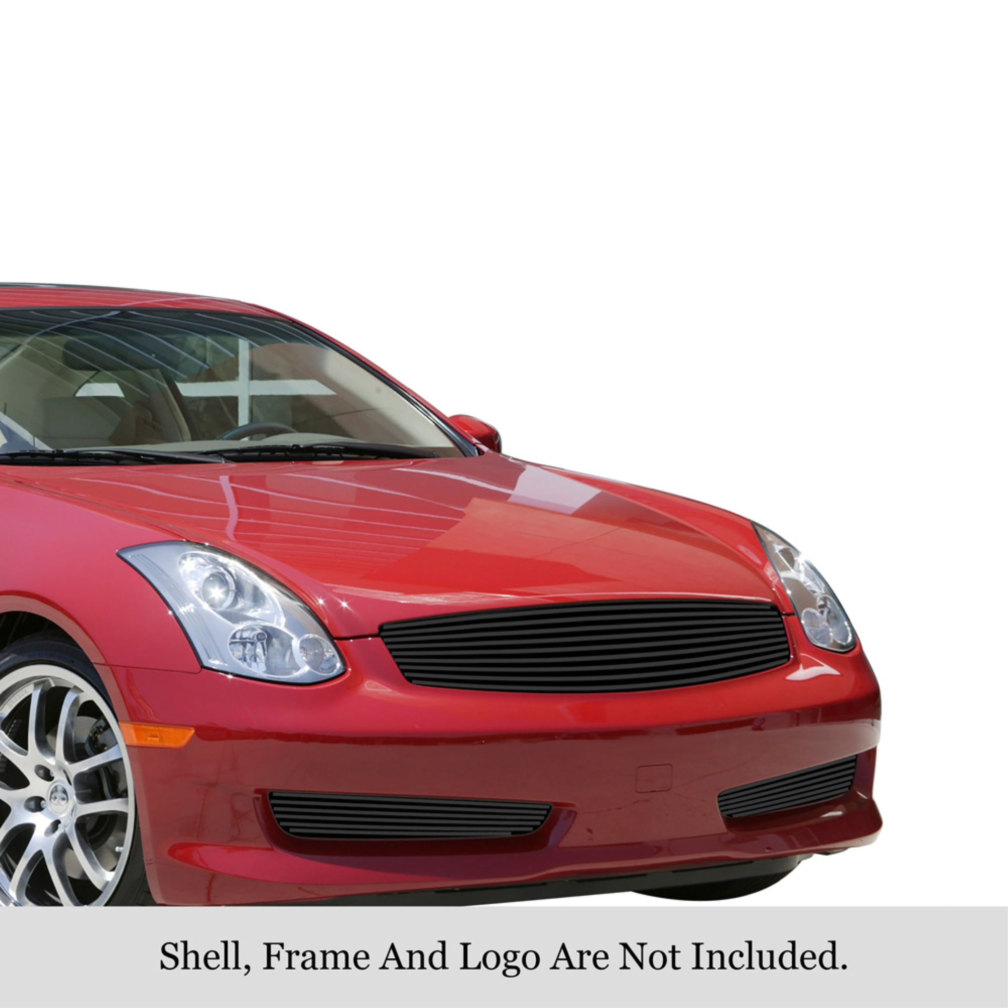 2005-2006 Infiniti G35 Stainless Steel Black Powder Coated Finish 8X6 ...