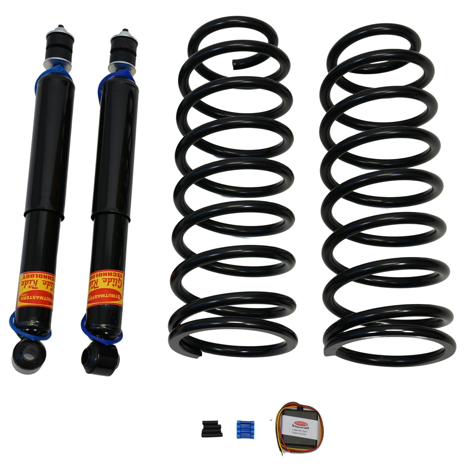 2005-2007 Toyota Sequoia Rear Air Suspension Conversion/Delete Kit with ...