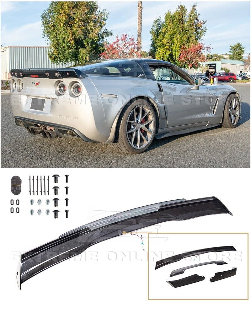 For 2005-2013 Chevrolet Corvette C6 | C6.5 Style ABS Plastic PAINTED ...