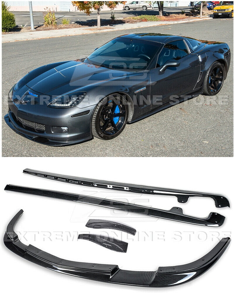 For 2005-2013 Chevrolet Corvette C6 Wide Body Models | ZR1 Style Front ...