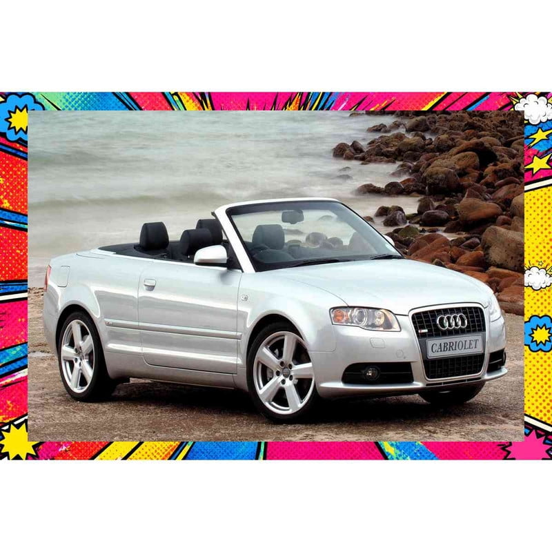 2005 Audi A4 Cabriolet S Line ZA - Pop Art Edition | 24x36 Inch ...