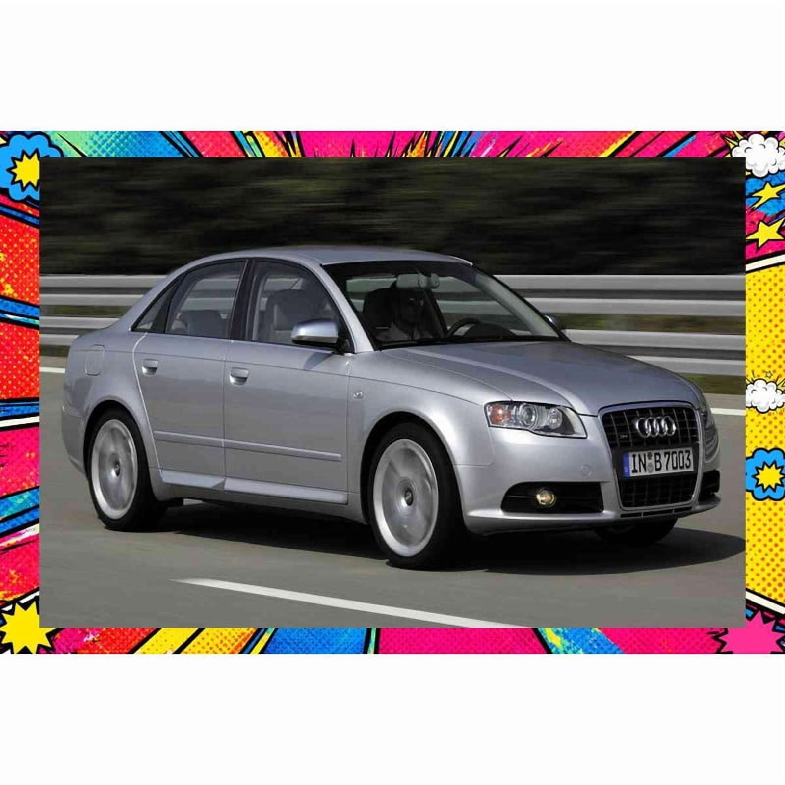 2005 Audi S4 Sedan - Pop Art Edition | 24x36 Inch Rolled Canvas Print ...
