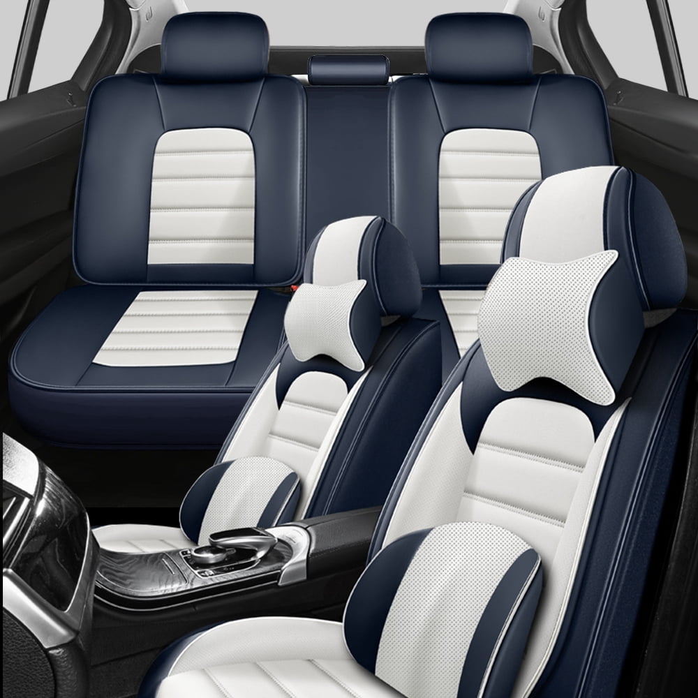 2005 Car Seat Cover for TOYOTA PRIUS , Blue and White Car Seat Covers ...