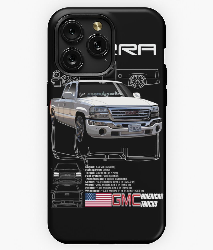 2005 GMC Sierra Truck Design M509 Phone Case for iPhone 17 16 15 14 13 ...