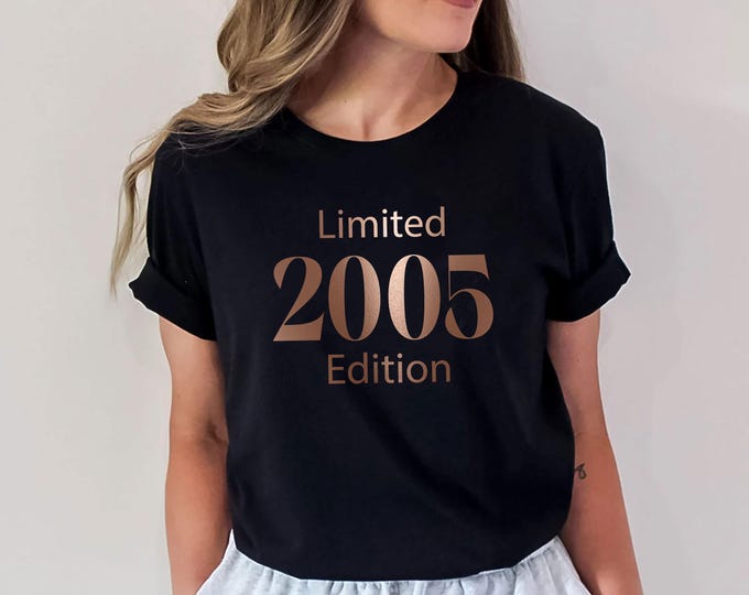 2005 Limited Edition Love T-shirt , Shirt, Birthday Top, Birthday Party ...