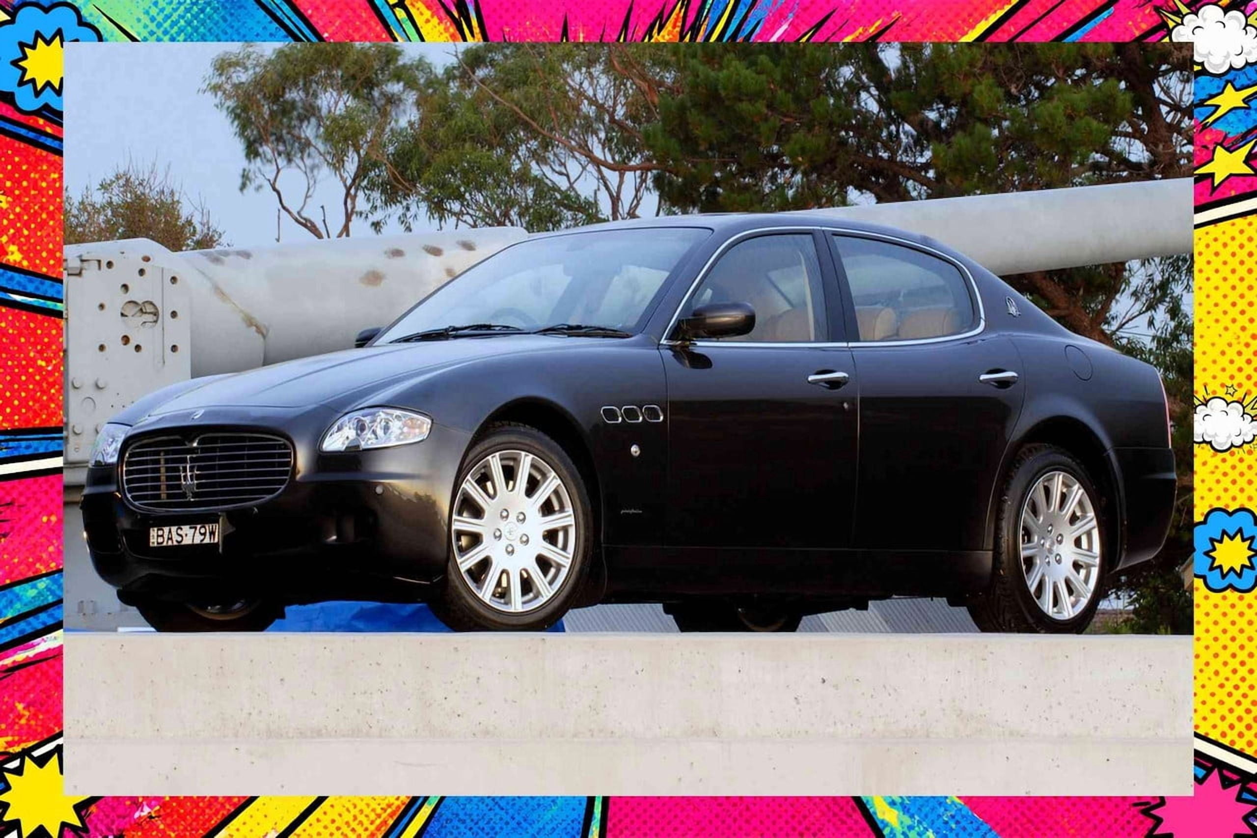2005 Maserati Quattroporte AU - Pop Art Edition | 24x36 Inch Laminated ...