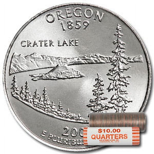 2005-P Oregon Statehood Quarter 40-Coin Roll BU - Walmart.com