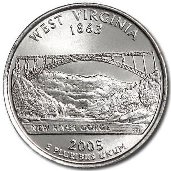 2005-P West Virginia State Quarter BU - Walmart.com