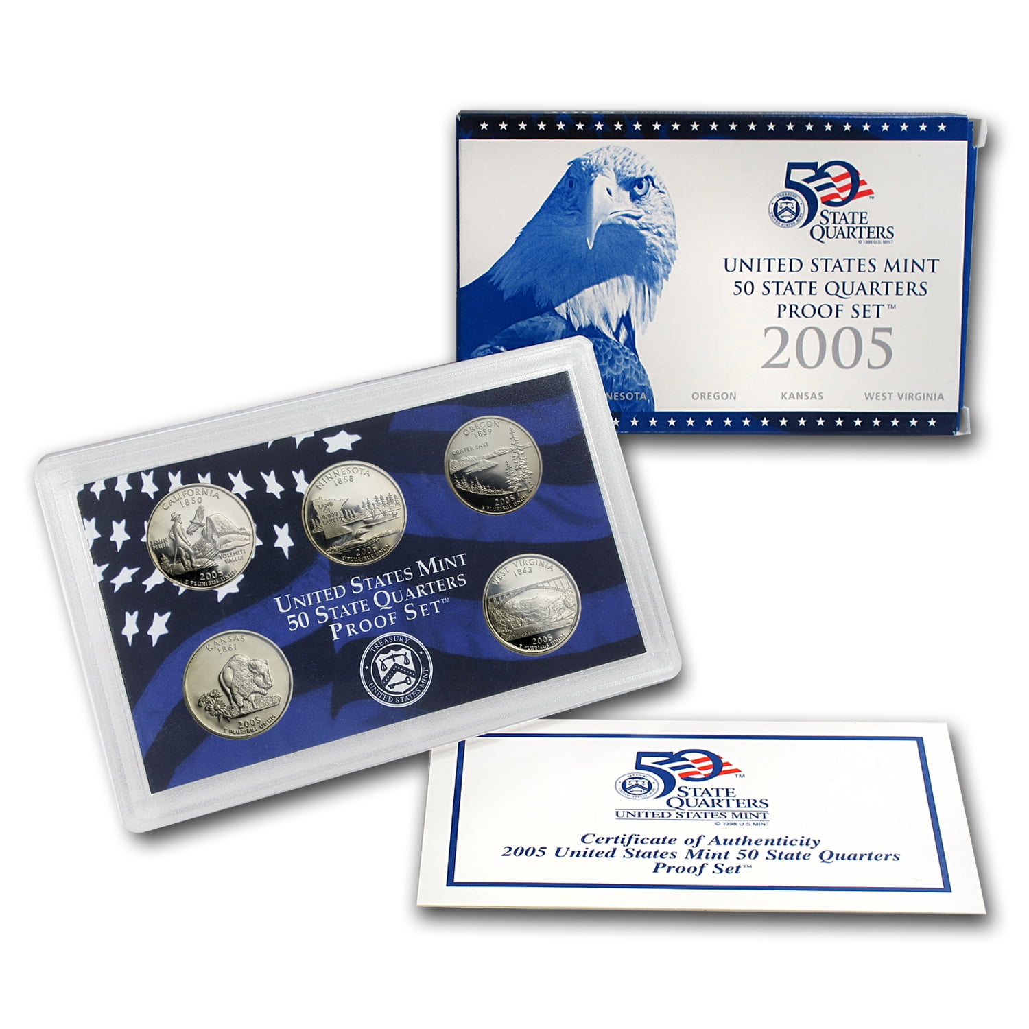 2005-S 50 State Quarters Proof Set - Walmart.com