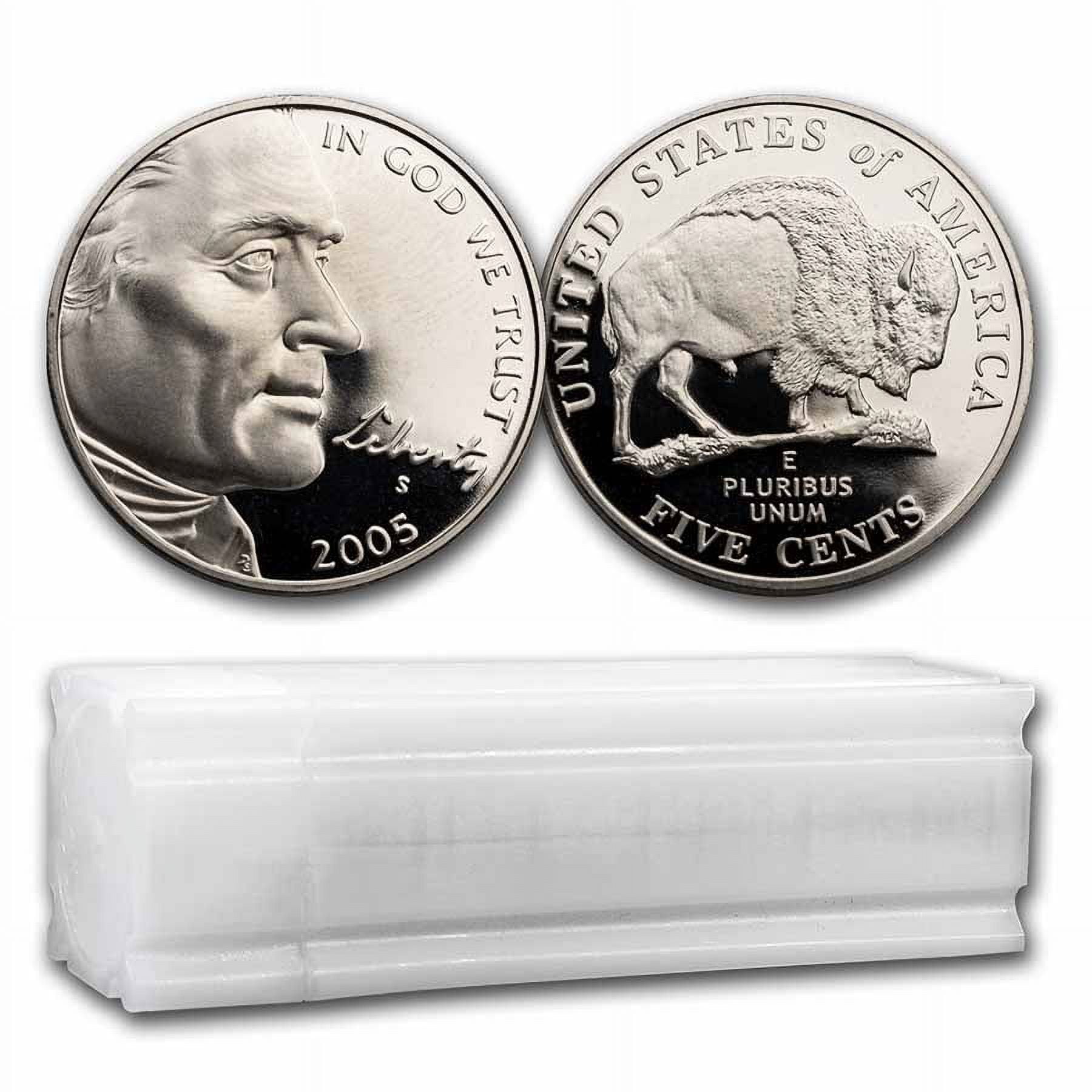 2005-S American Bison Nickel 40-Coin Roll Proof - Walmart.com