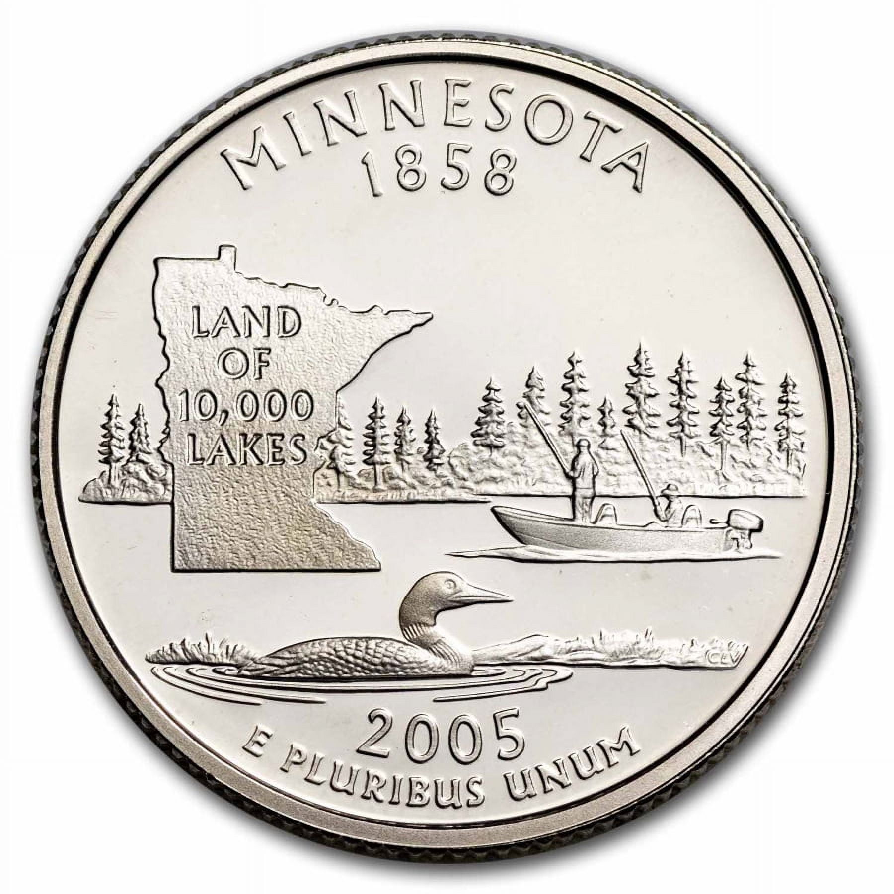 2005-S Minnesota State Quarter Gem Proof (Silver) - Walmart.com
