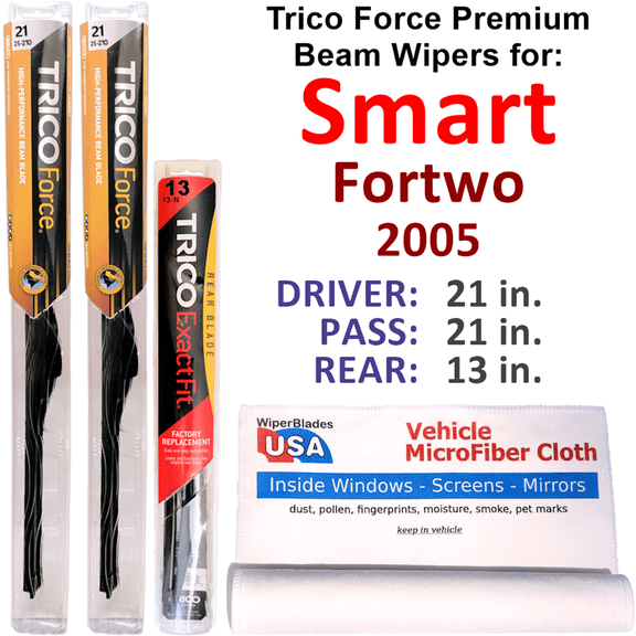 1997 Dodge Caravan Performance Beam Wipers (Set of 3) w/Rear Wiper ...