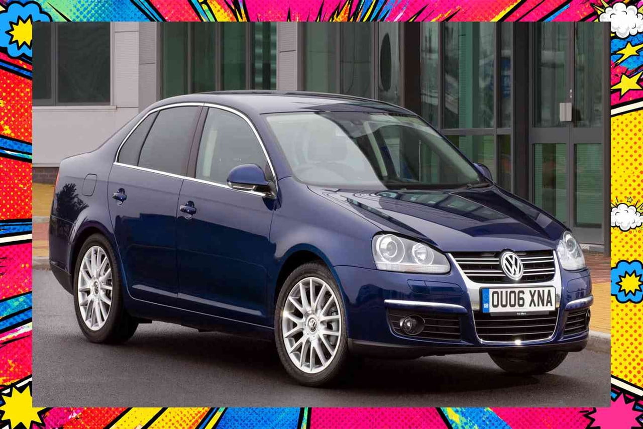 2005 Volkswagen Jetta UK - Pop Art Edition | 20x30 Inch Laminated ...