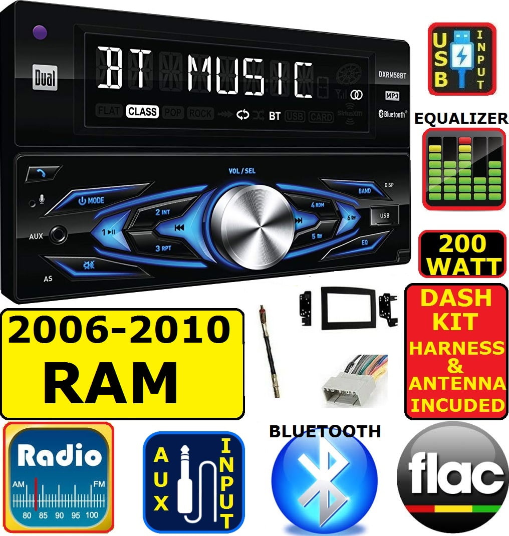 2006-10 DODGE RAM BLUETOOTH USB AUX CAR RADDIO STEREO - Walmart.com