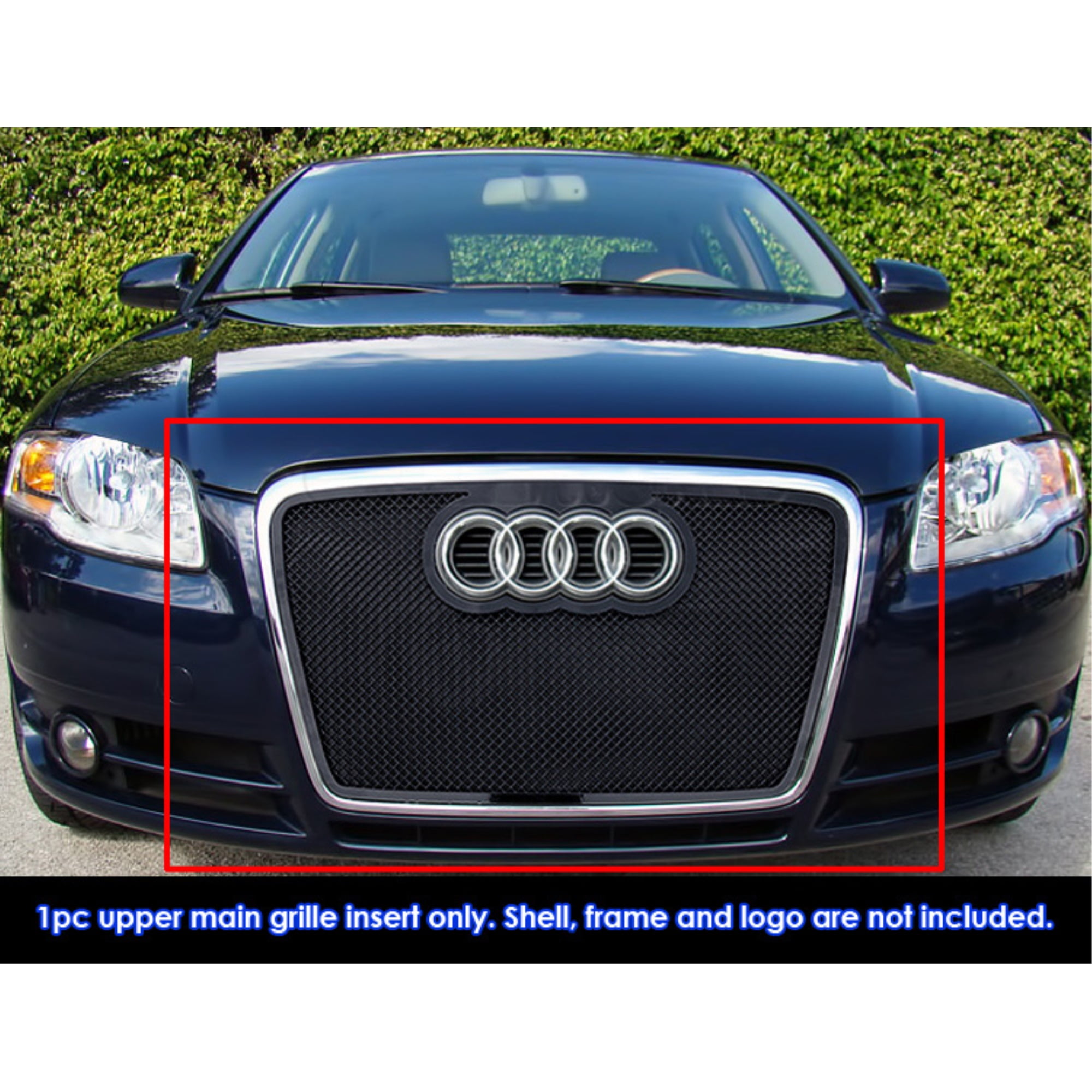 2006-2007 Audi A4 Not For S-Line/B7/Cabriolet Stainless Steel Black ...