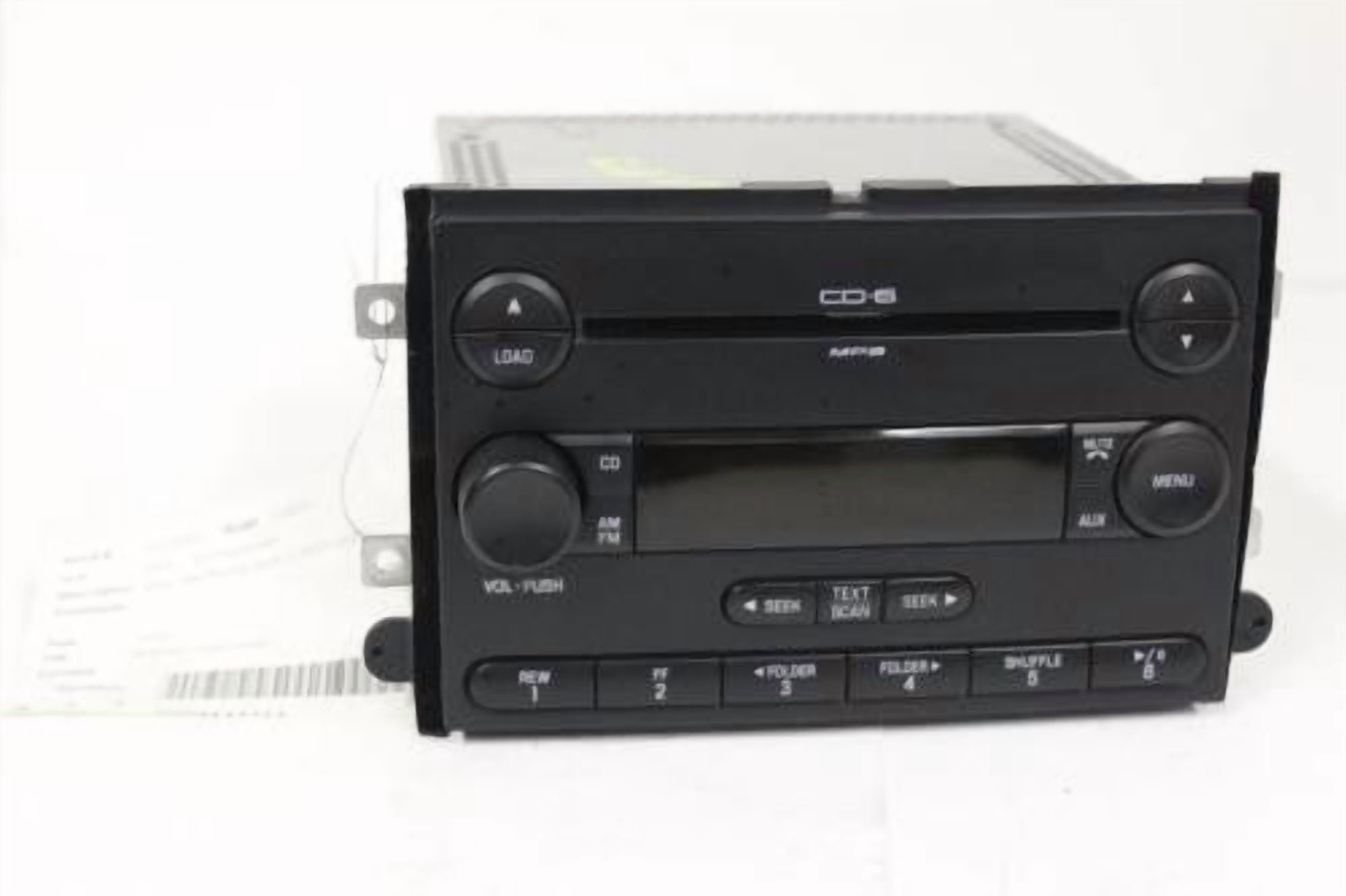 2006-2009 Ford Fusion Radio Stereo 6 Disc Changer Mp3 Cd Player 6E5T ...