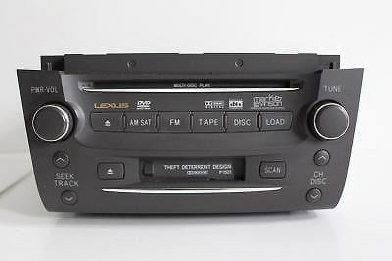 2006-2009 Lexus Gs450 Gs300 Radio Stereo Cassette 6 Disc Changer Cd ...