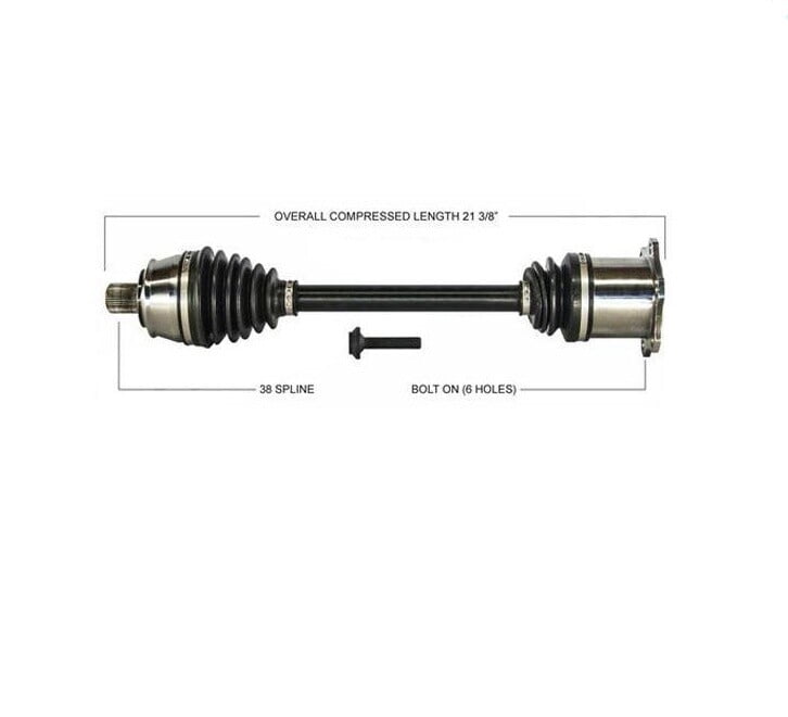 2006-2010 A6 3.2L CVT Transmission Front Axle Shaft - AD10545 - Grease ...