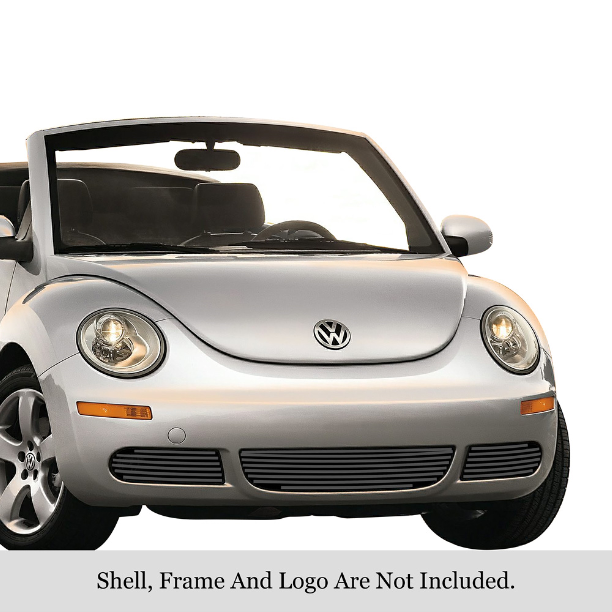 2006-2011 Volkswagen Beetle Stainless Steel Black Powder Coated Finish ...