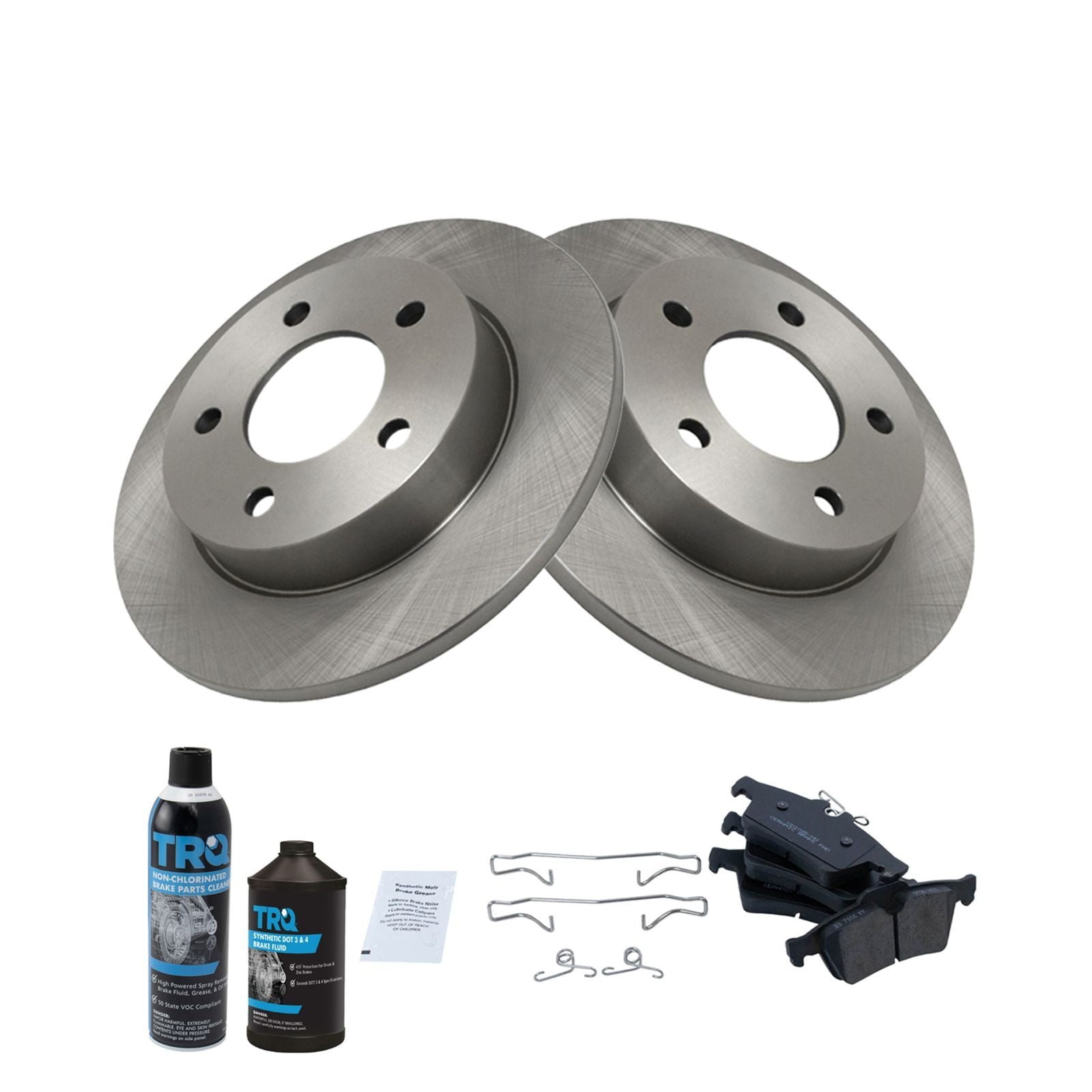 2006-2013 for Mazda 3 Rear Disc Brake Rotor & Ceramic Pad Kit - Premium ...