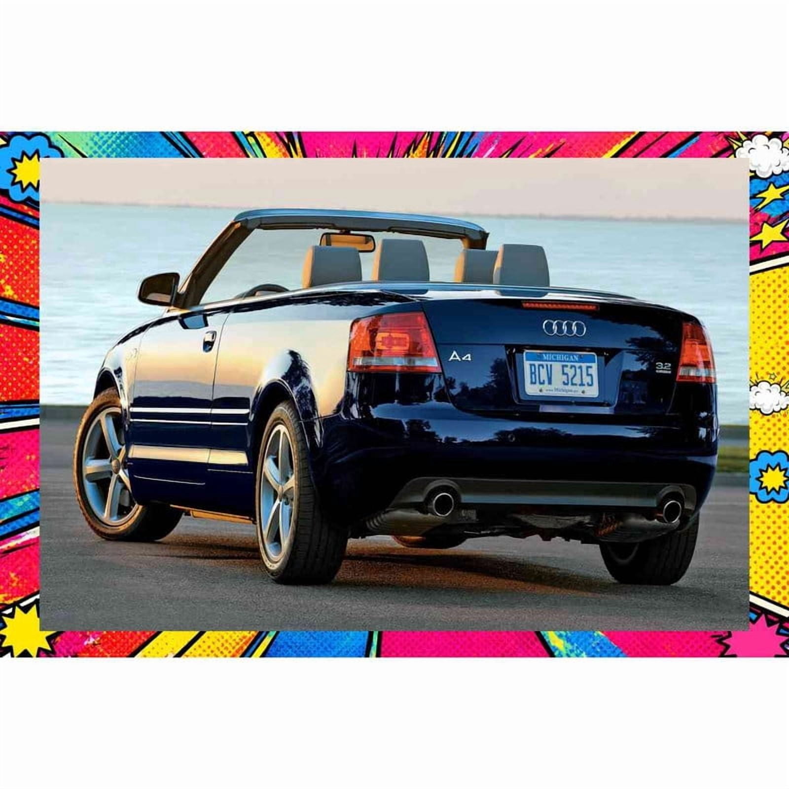 2006 Audi A4 Cabriolet Style B - Pop Art Edition | 12x18 Inch Laminated ...