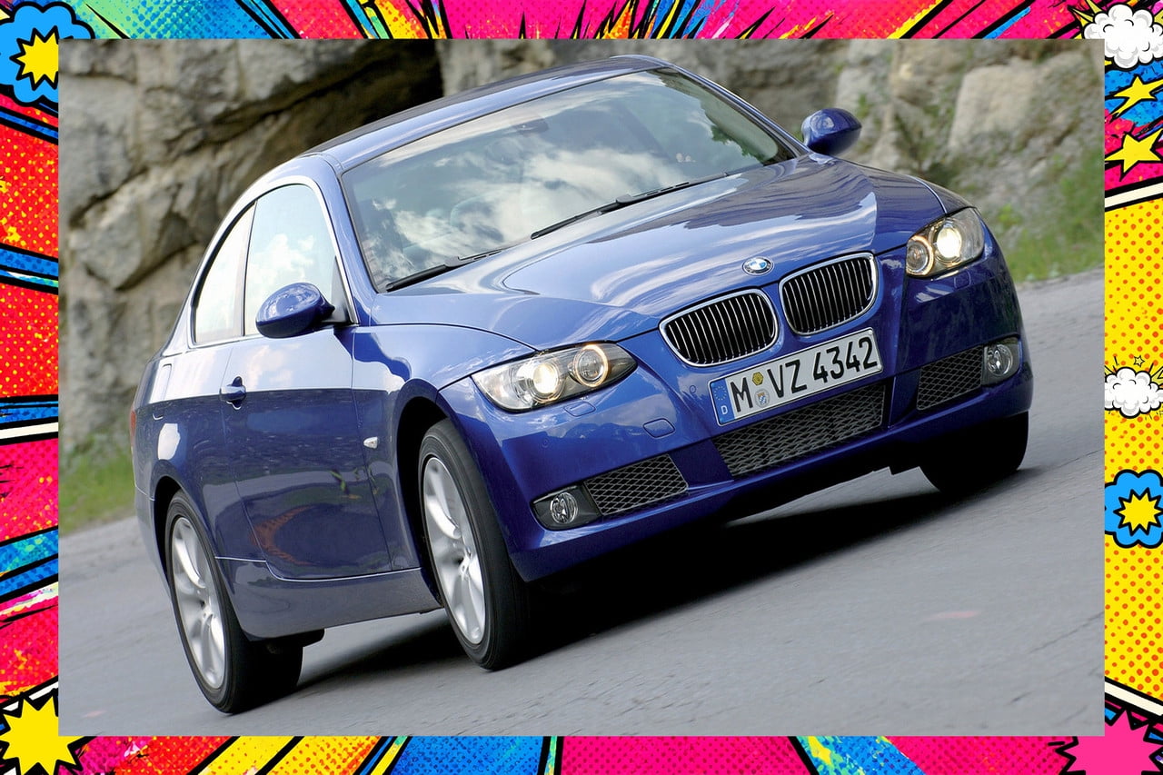 2006 BMW 3 Series Coupe Style B - Pop Art Edition | 12x18 Inch ...