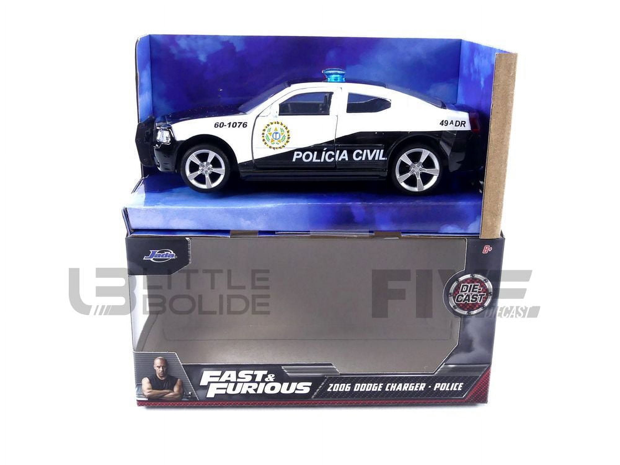 2006 Dodge Charger Police Black and White Policia Civil Fast Furious ...