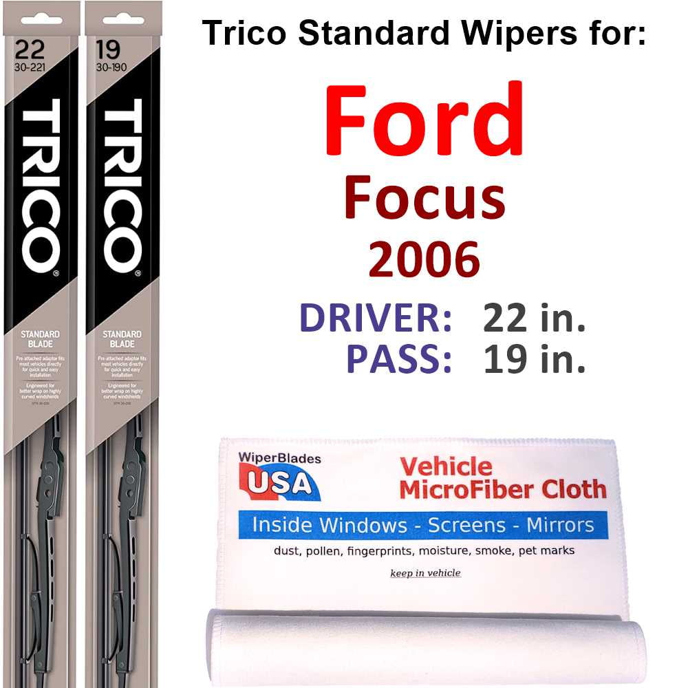 2006 Ford Focus Wiper Blades (Set of 2) - Walmart.com