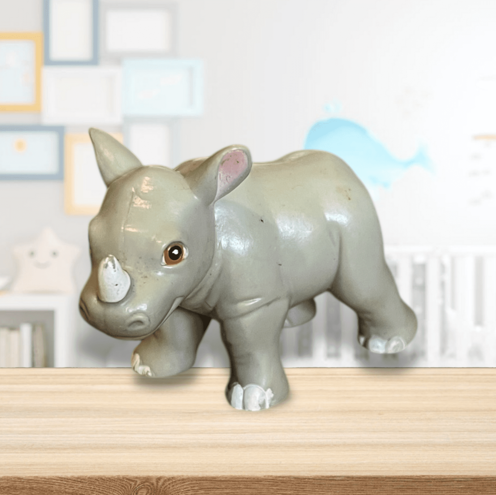 2006 Go Diego! Safari Rescue Rhino Replacement PVC Figure CAKE TOPPER 3 ...