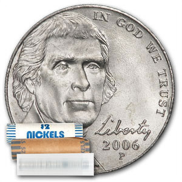 2006-P Jefferson Nickel 40-Coin Roll BU - Walmart.com