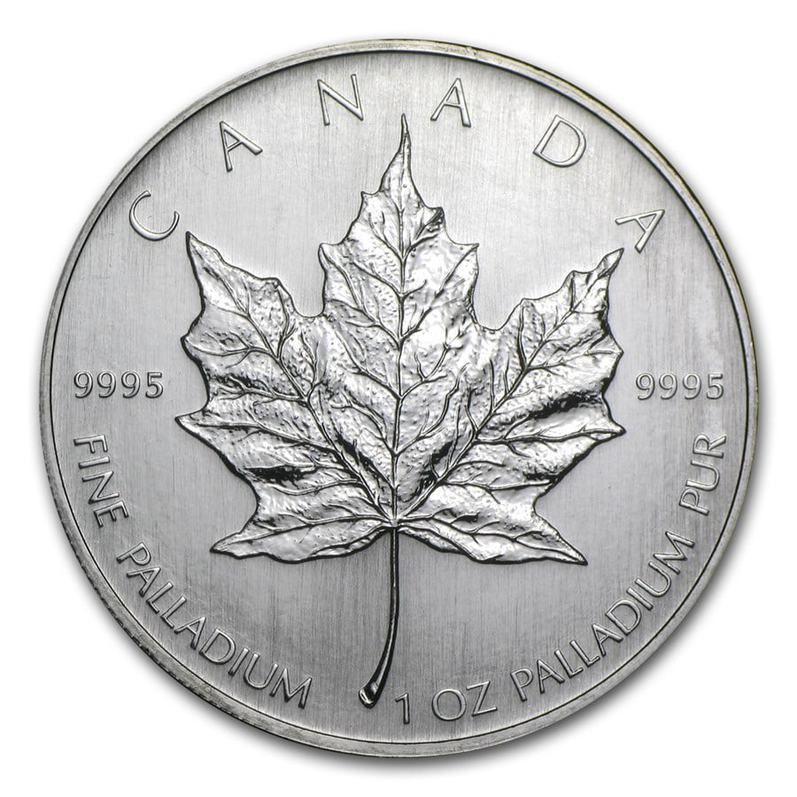 2006 Royal Canadian Mint Maple Leaf 1 oz Palladium Coin - Walmart.com