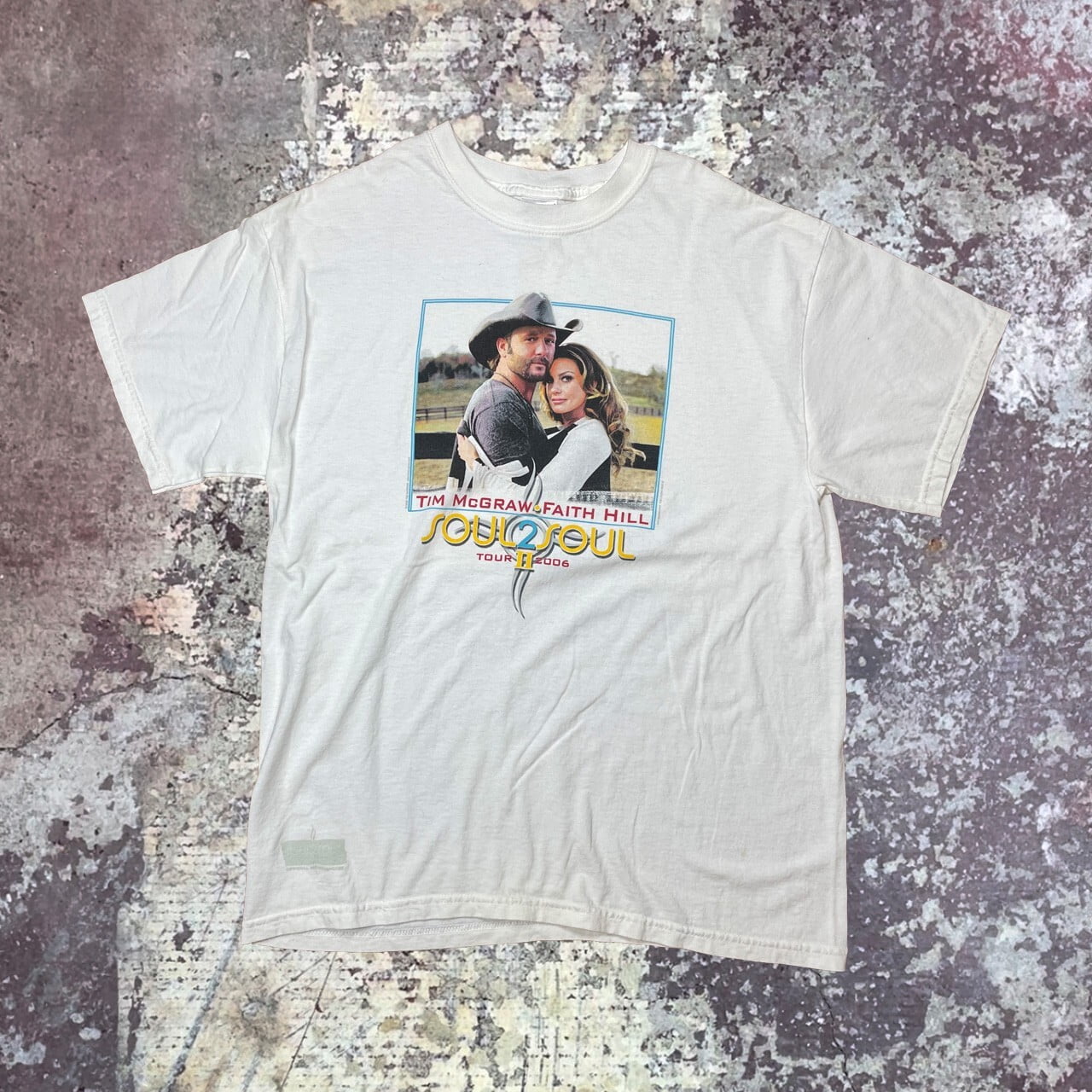 2006 Tim McGraw x Faith Hill Soul 2 Soul Country Music Tour Vintage T ...