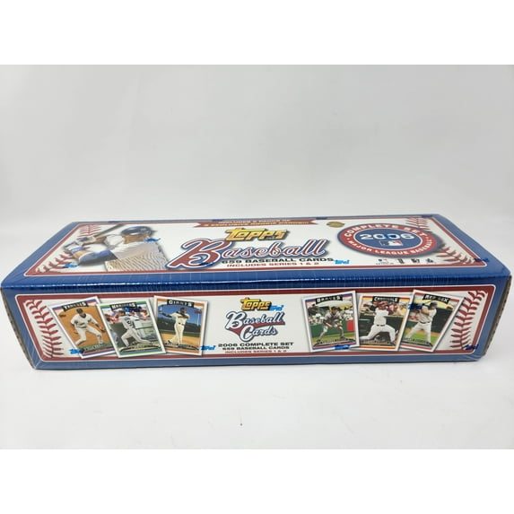 2006 Topps Baseball Complete Factory Set - 659 cards + 2 packs ...