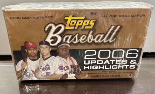 2006 Topps Baseball Updates & Highlights Complete Set - Factory Sealed ...