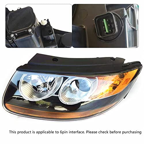 For 2007 2008 2009 2010 2011 2012Hyundai Santa Fe Headlight Assembly Passenger Side Driver Side ...