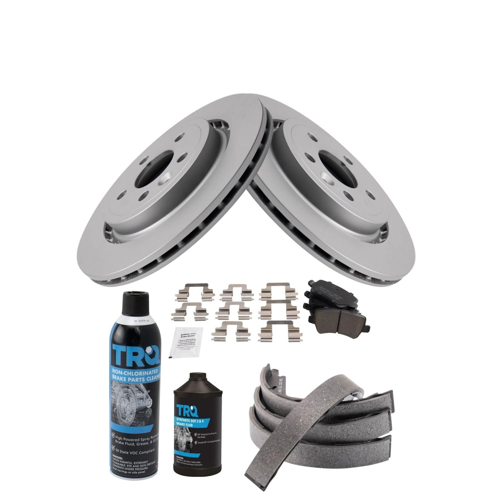 2007-2008 for Volvo Rear Brake Pad & Rotor Kit - AM-1881713621 Premium ...