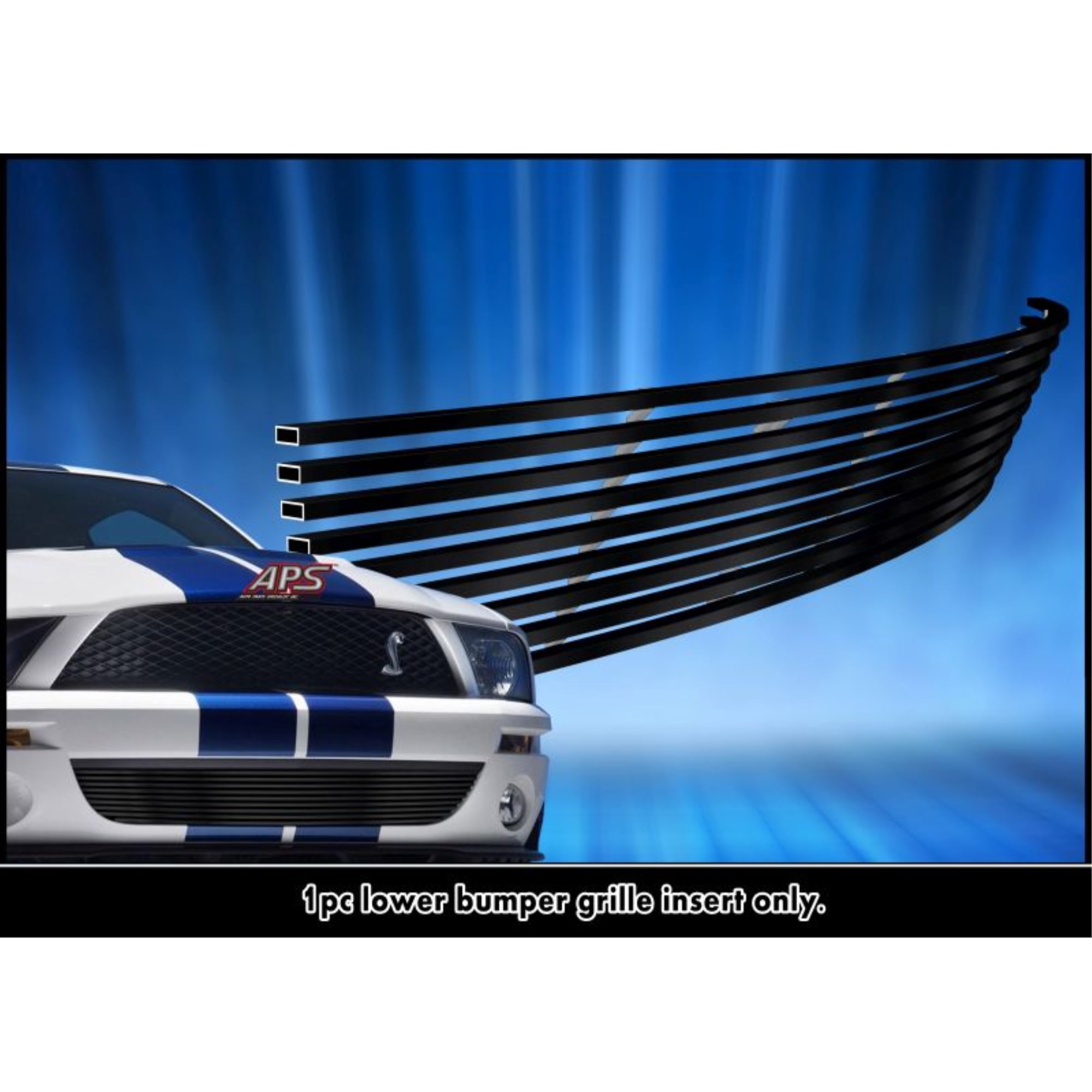 2007-2009 Ford Shelby Gt 500 Stainless Steel Black Powder Coated Finish ...