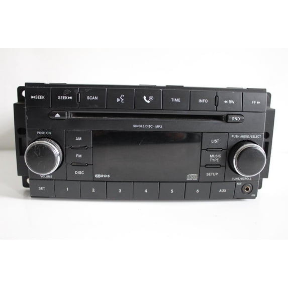 2007-2012 RES JEEP DODGE CHRYSLER SIRIUS RADIO STEREO CD MP3 PLAYER ...