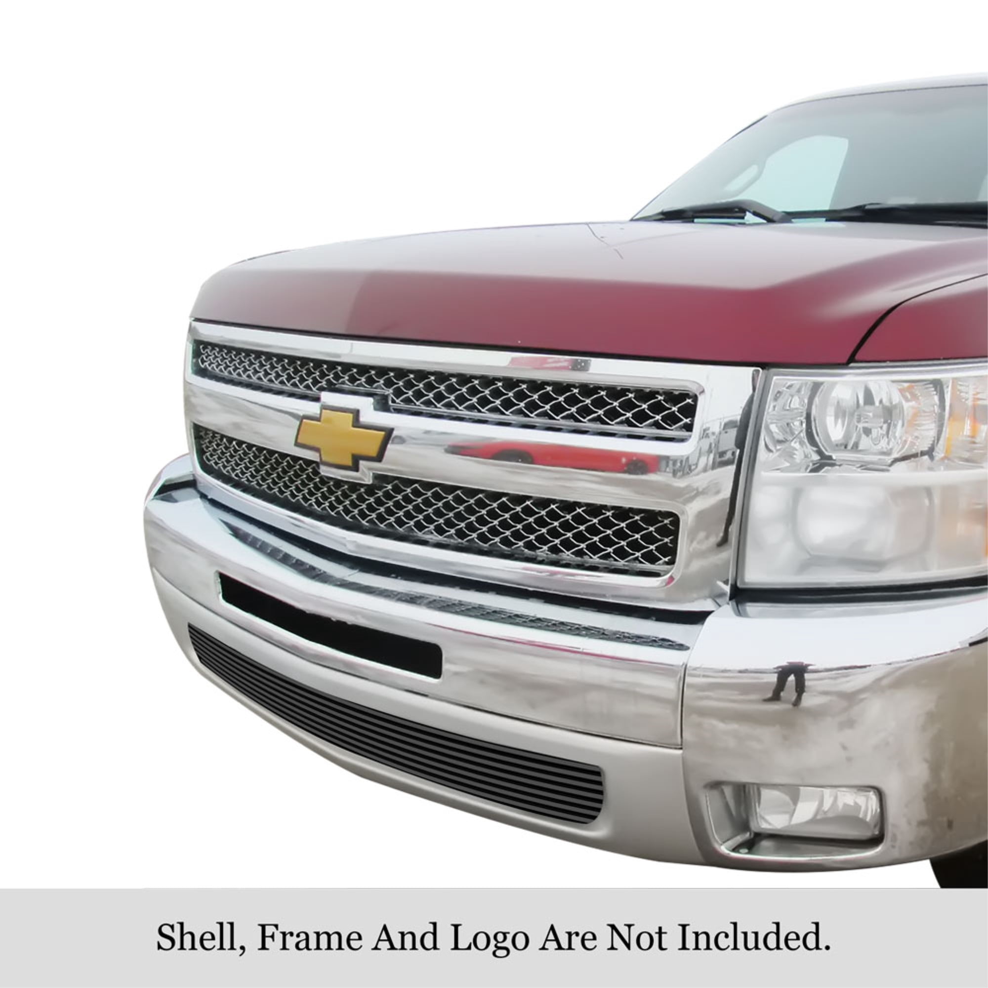 2007-2013 Chevy Silverado 1500 Stainless Steel Black Powder Coated ...