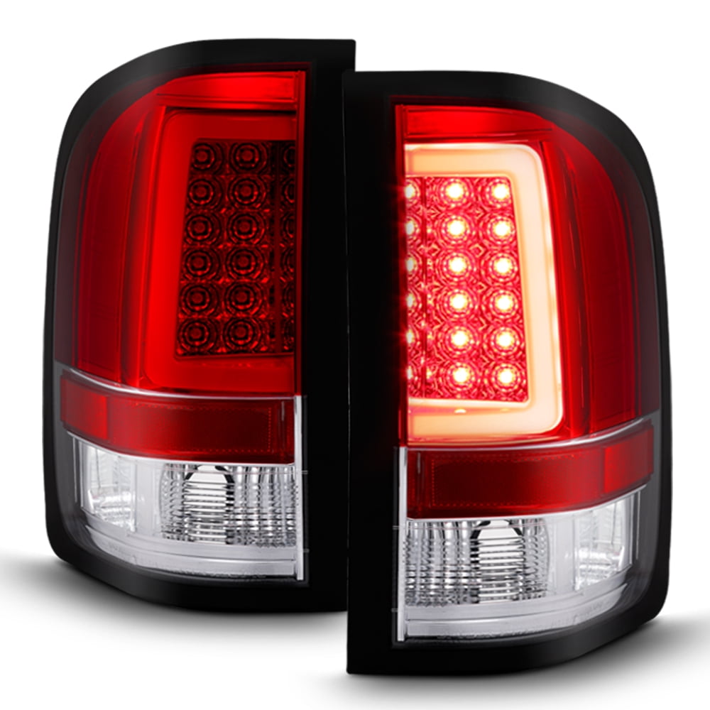 2007-2013 Chevy Silverado LED Tube Tail Lights Lamps Left+Right 07-13 ...