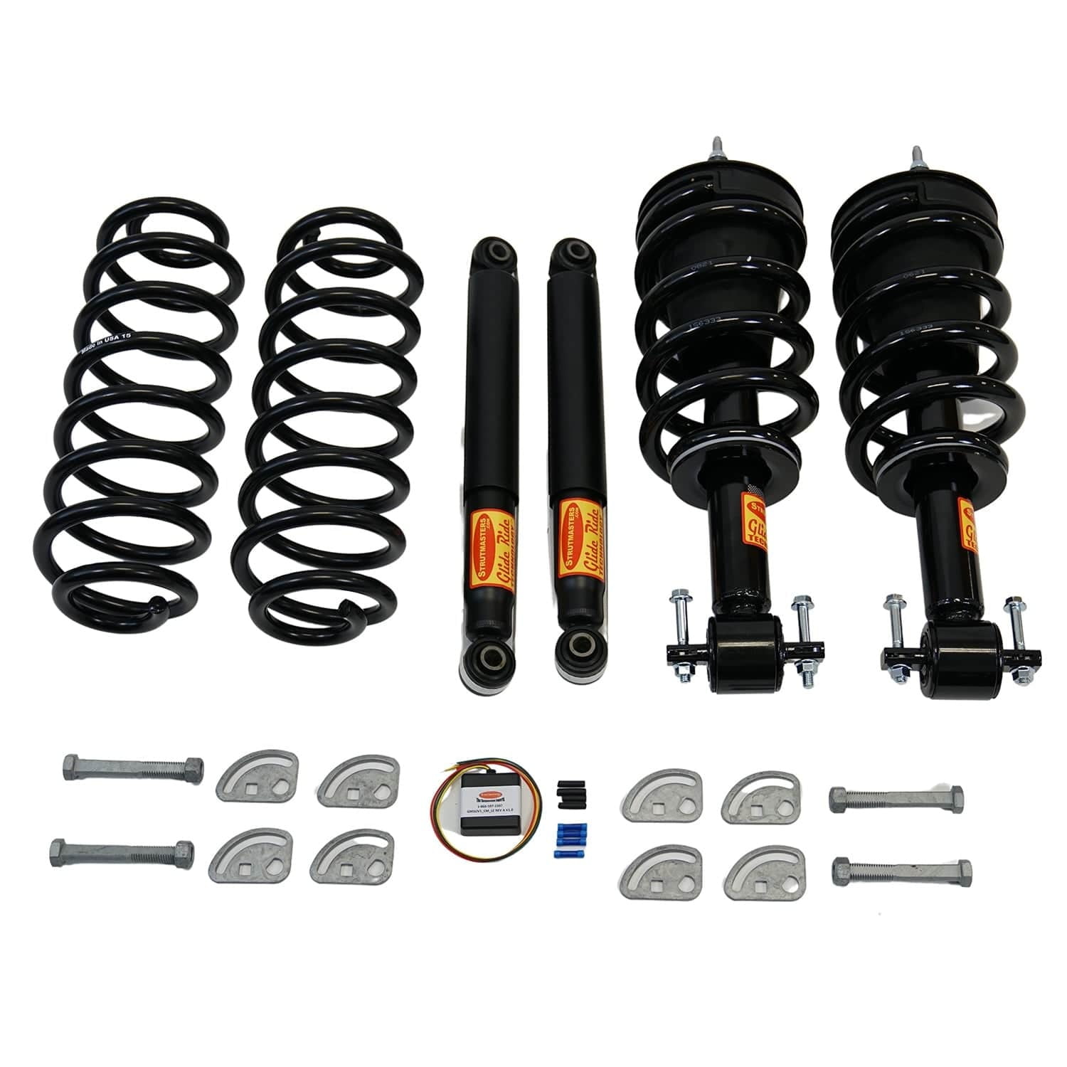 2007-2013 GMC Yukon XL 1500 4 Wheel Air Suspension Conversion Kit With ...