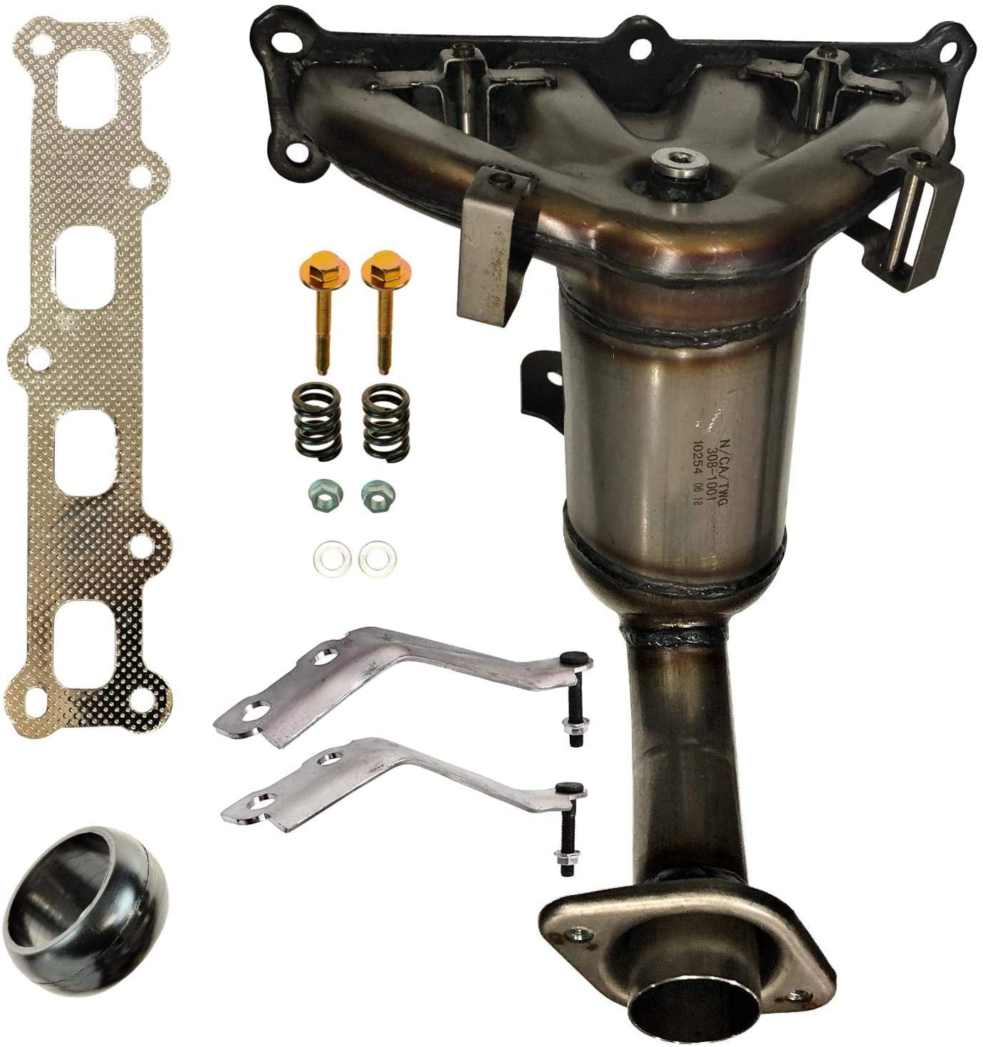 2007-2013 Jeep Compass 2.4L Exhaust Manifold with Catalytic Converter ...