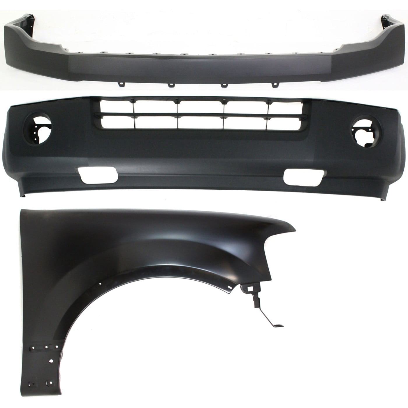 2007-2014 for Ford for Expedition Bumper Cover Fender Kit - Bumper Cut ...