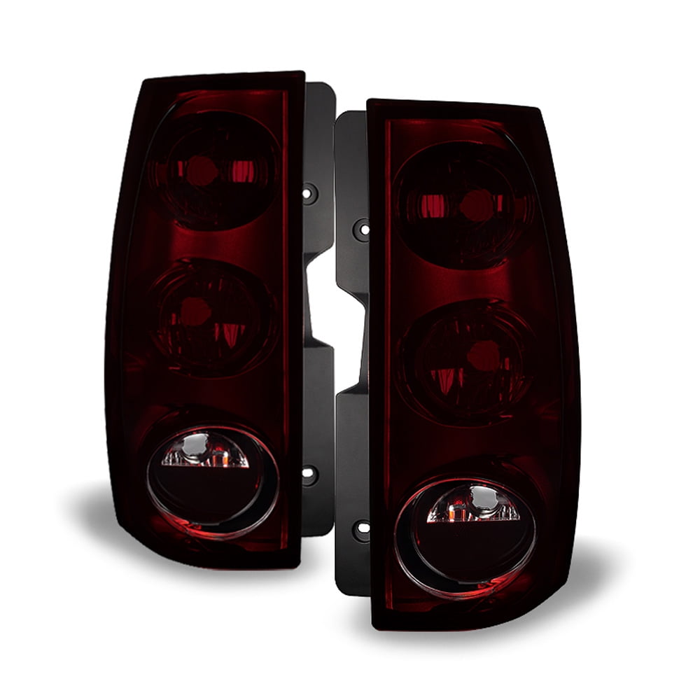 2007-2014 GMC Yukon XL 1500 2500 [Red Smoked] Tail Lights Brake Lamps ...
