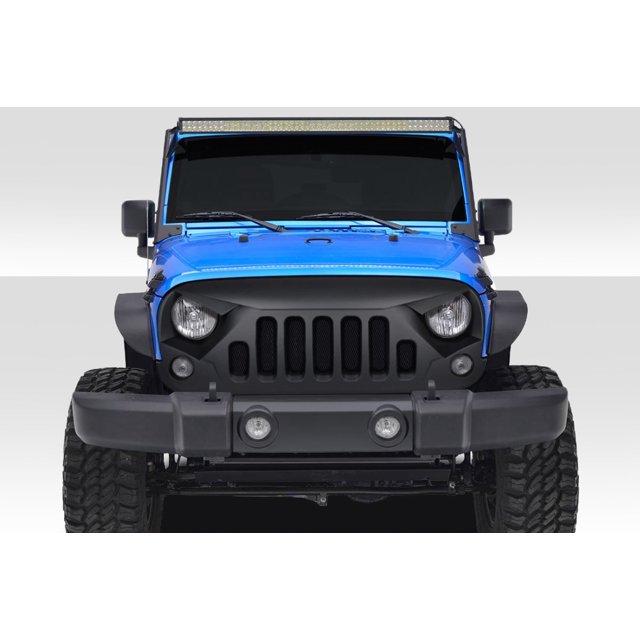 2007-2018 Jeep Wrangler Duraflex Predator Grille - 1 Piece - Walmart.com