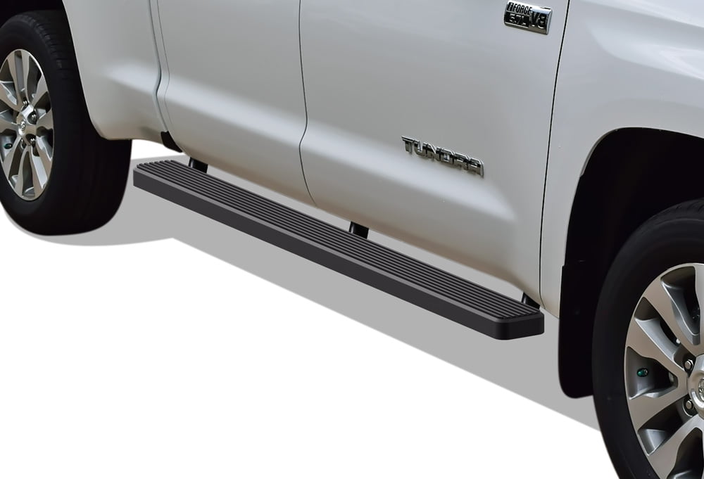 2007-2019 Toyota Tundra Double Cab Black Finish 5 Inch Door to Door ...
