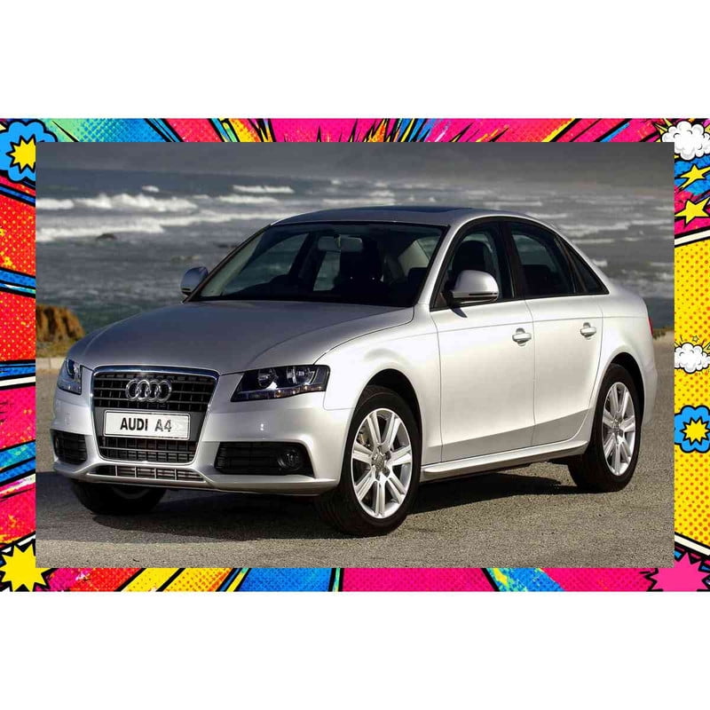 2007 Audi A4 Sedan ZA 29039 HD - Pop Art Edition | 24x36 Inch Laminated ...