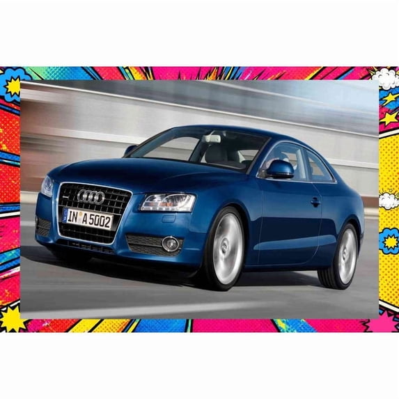 2007 Audi A5 Coupe - Pop Art Edition | 20x30 Inch Glossy Laminated ...