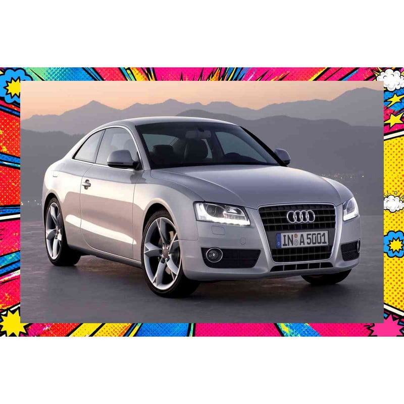 2007 Audi A5 Coupe Style B - Pop Art Edition | 24x36 Inch Glossy ...