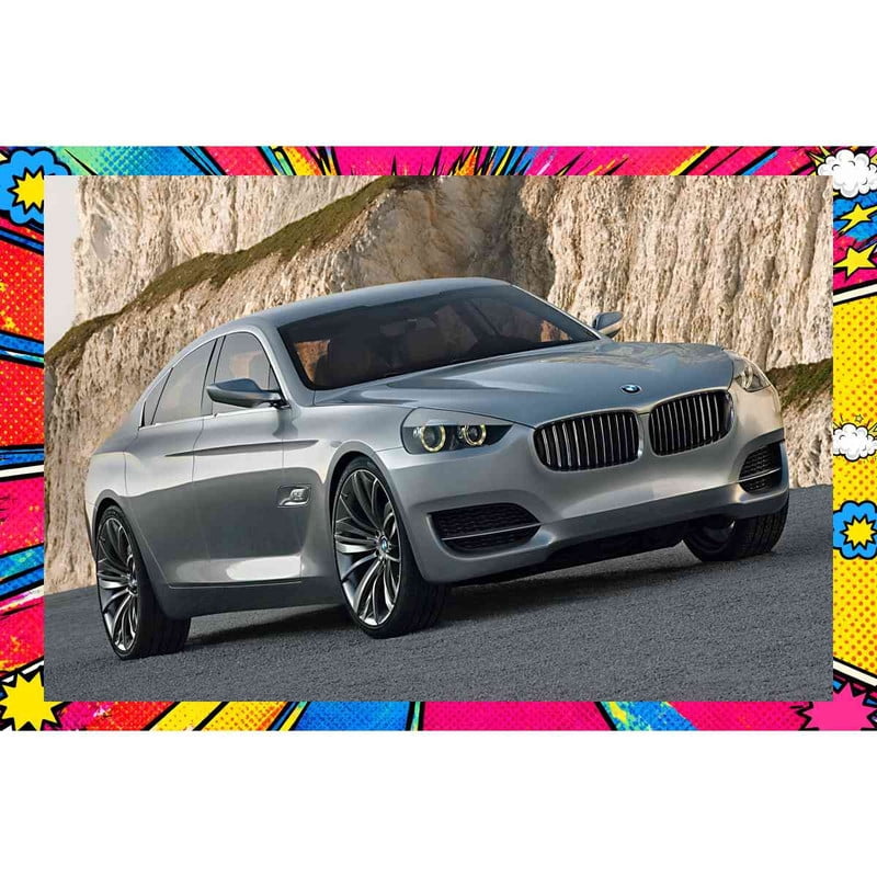 2007 BMW Concept CS - Pop Art Edition | 24x36 Inch Glossy Laminated ...